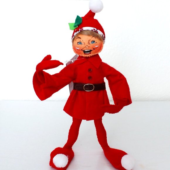 Annalee | Holiday | 27 Annalee 12 Red Winter Berry Elf Christmas Doll ...
